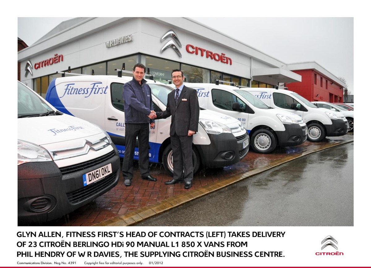 Fitness First takes delivery of Citroën fleet | Fleet News