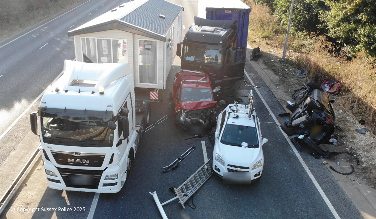 Truck driver jailed after crash left three people seriously injured ...