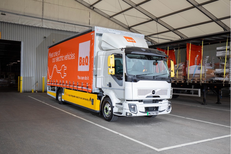 B&Q adds new electric delivery trucks to fleet | decarbonisation
