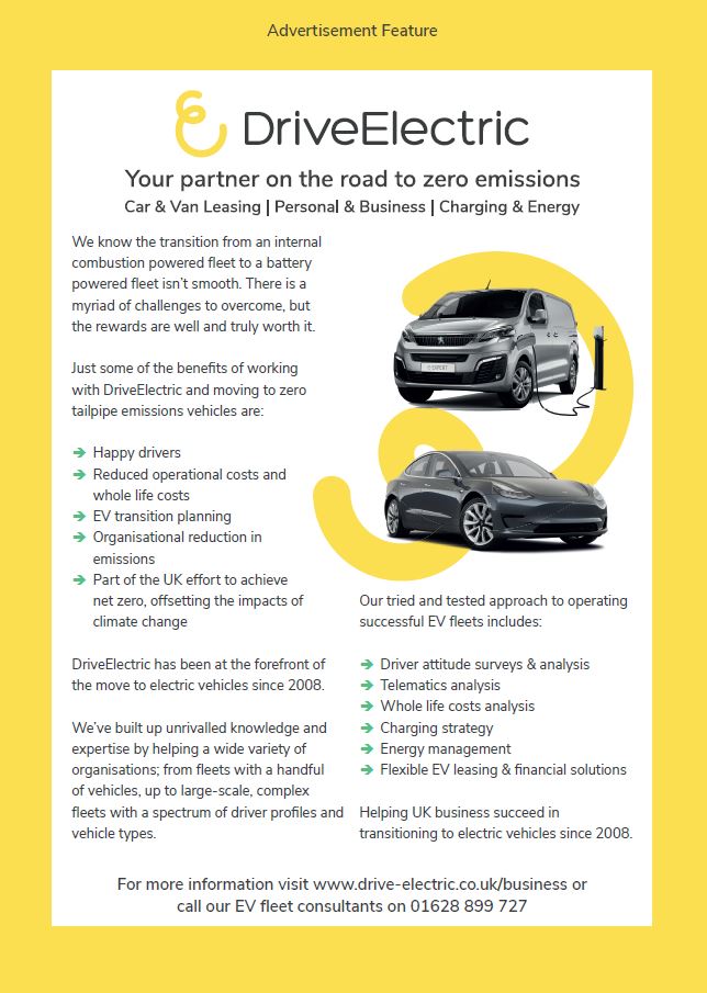 Advertisement Feature: Your partner on the road to zero emissions