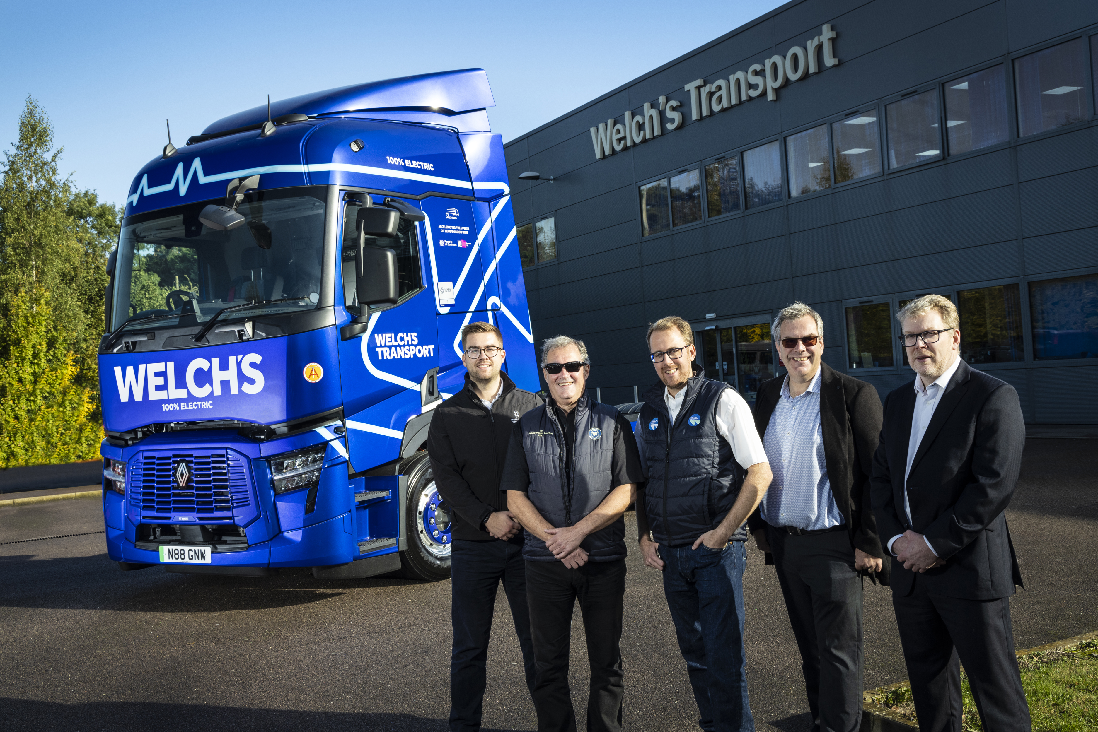 First fully electric HGV joins Welch’s Transport for Government trials ...