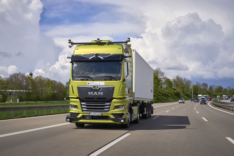 MAN becomes first manufacturer to test autonomous truck on motorway ...