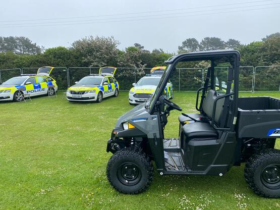Polaris Ranger EV supports G7 Summit | police