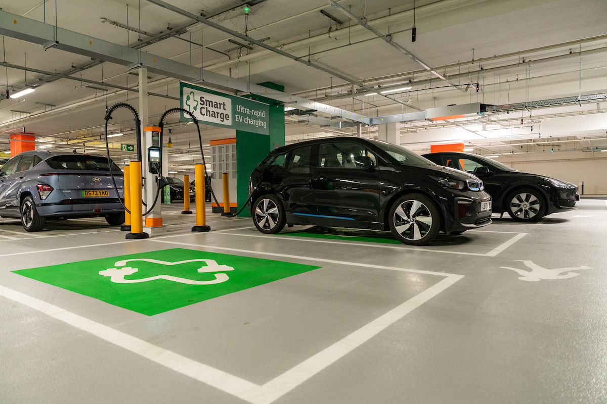 Sainsbury's electric car charging points store
