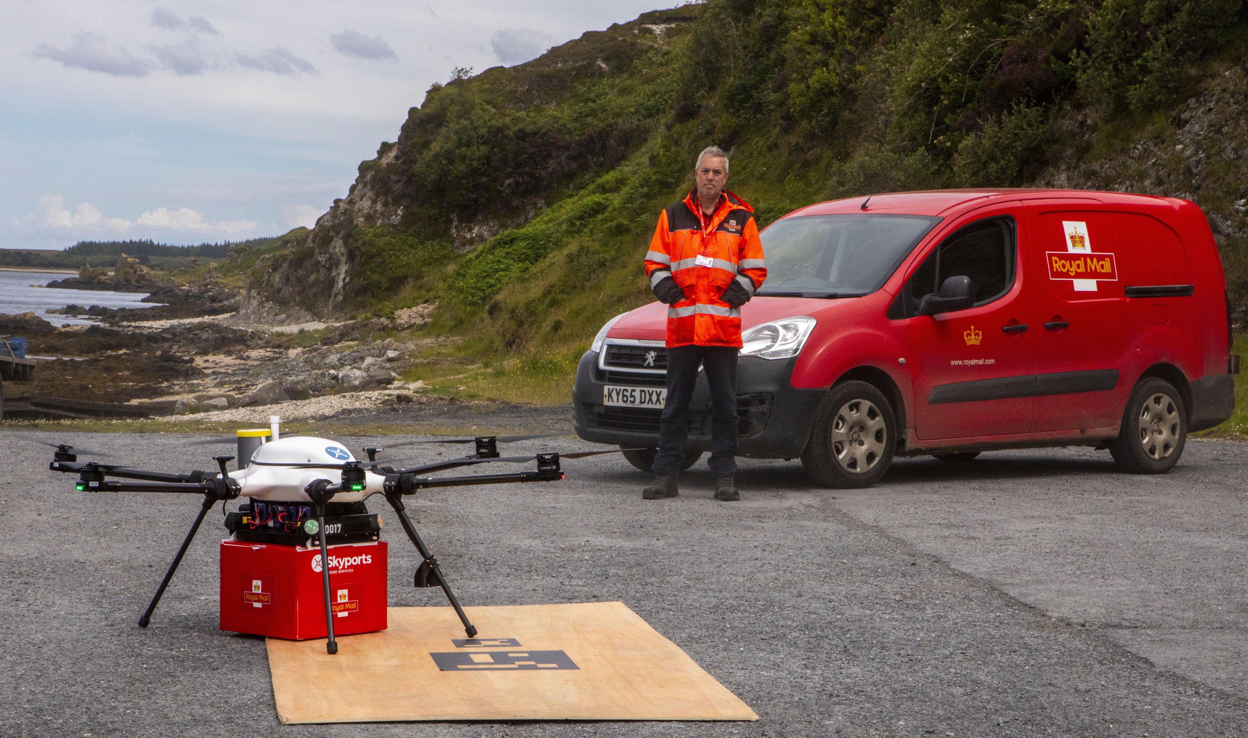 Royal Mail trials drone deliveries in Argyll and Bute | Royal Mail