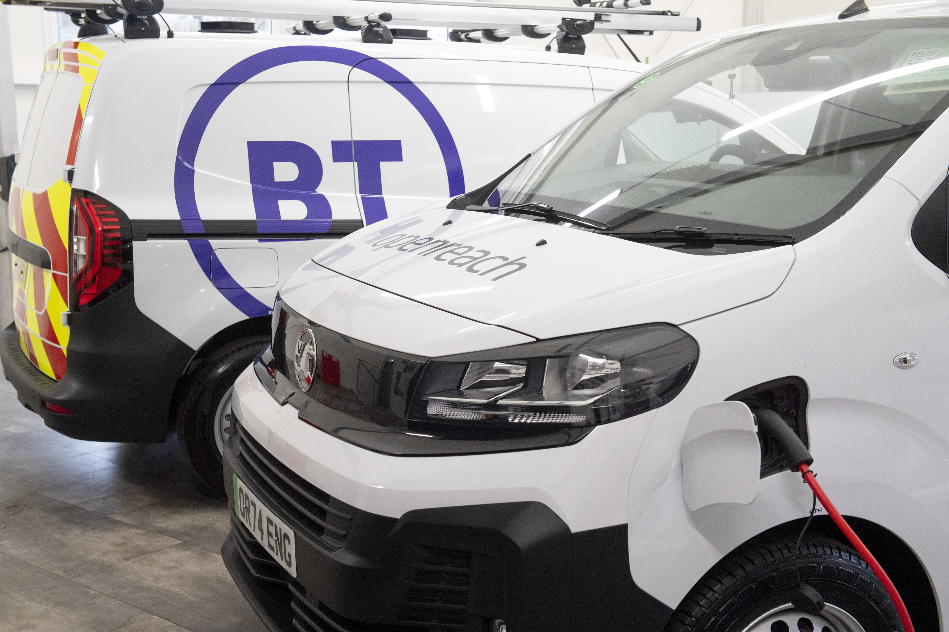 BT Group orders 3,500 battery electric vans | Openreach