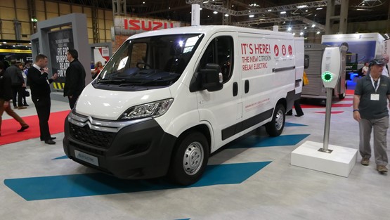 Electric Citroen Relay and Peugeot Boxer make CV show debut | Fleet News