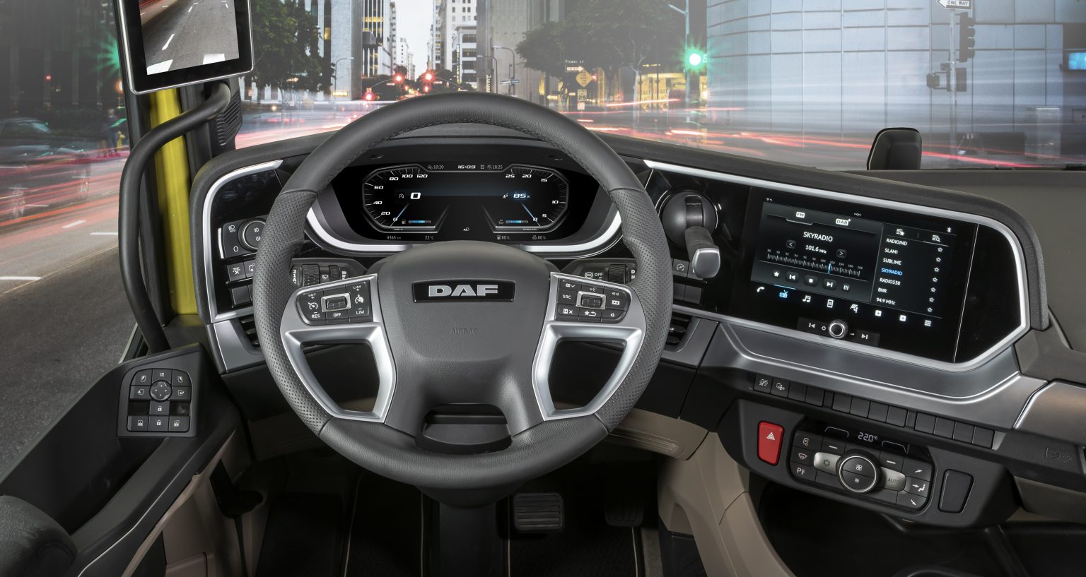 Inside A Hgv Cab Uk