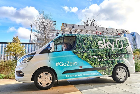 Sky introduces Ford Transit PHEV models | electric vans