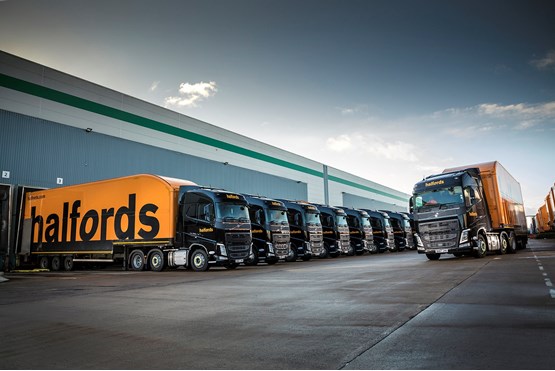 Halfords renews 50-strong truck fleet with Volvo | Fleet News
