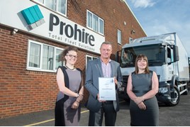 Prohire secures Customer Service Excellence Standard | Fleet News