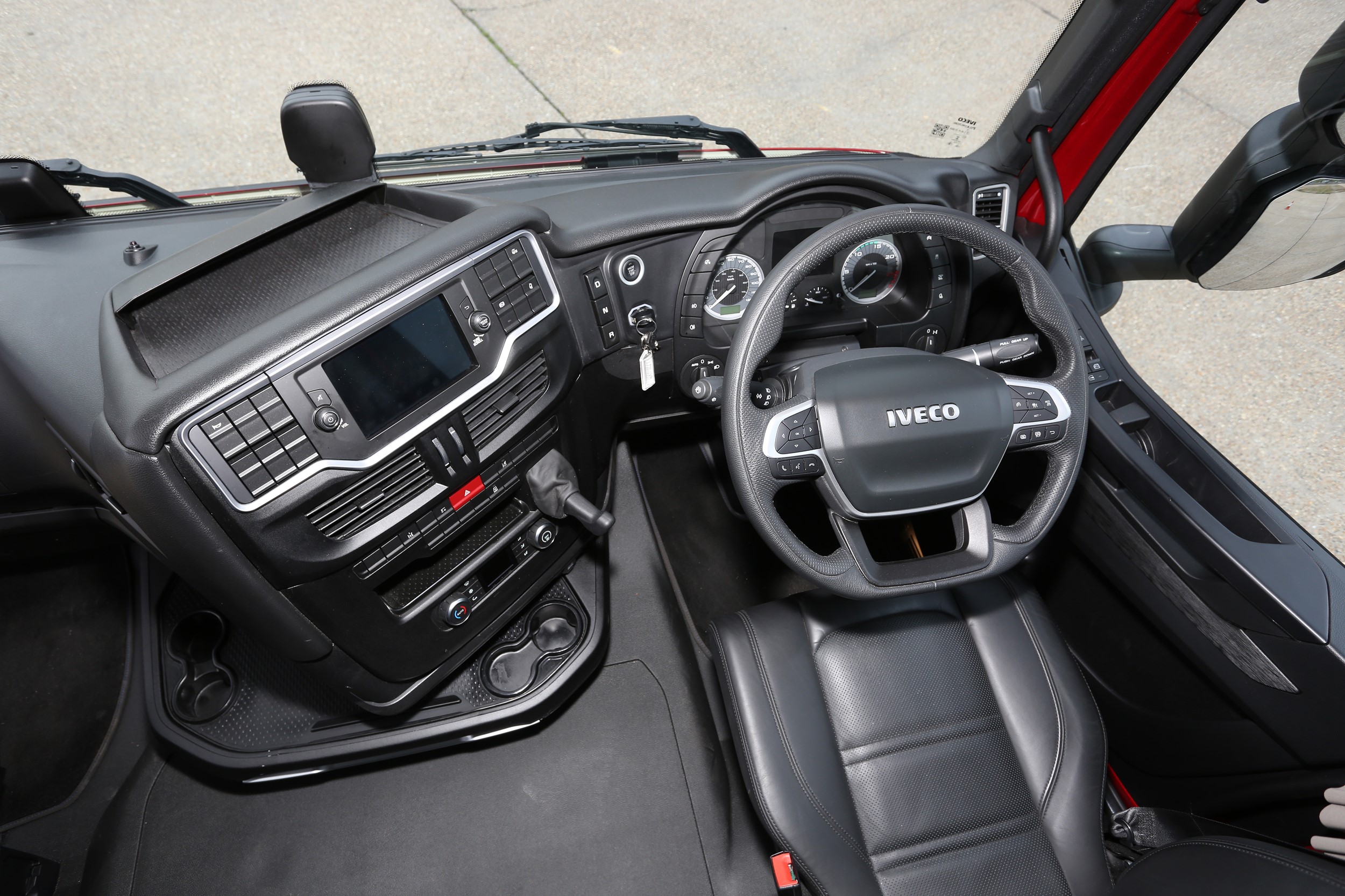 Inside A Hgv Cab Uk