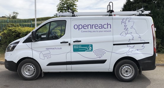 Openreach trials Ford Transit Custom PHEV | Fleet News